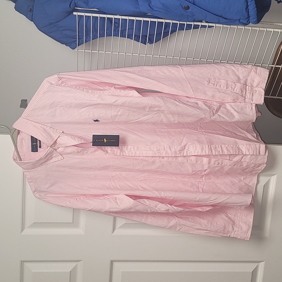 Polo Ralph Lauren | Shirts | Polo Ralph Lauren Classic Pink Button Up ...